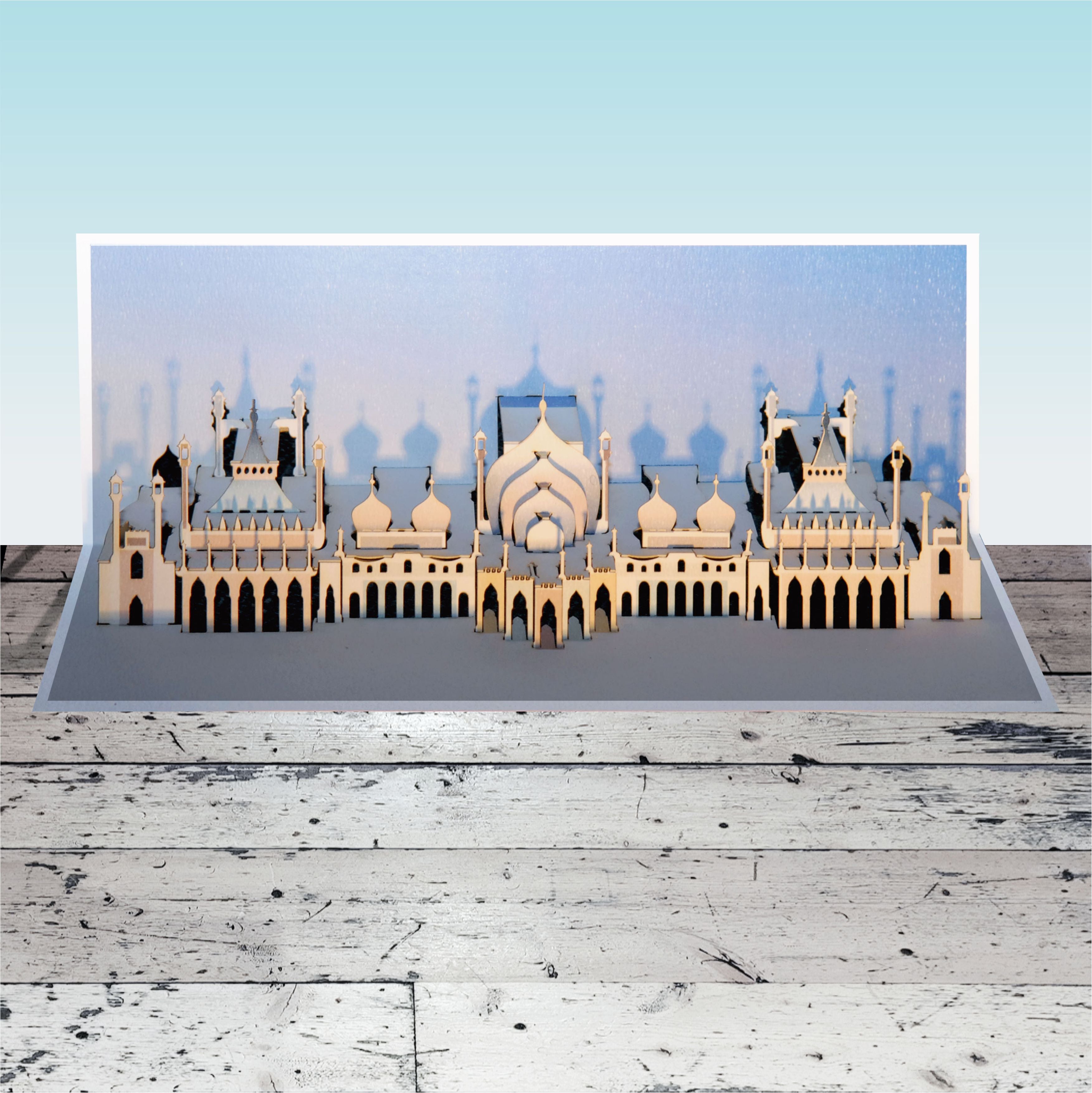 The Royal Pavilion - Brighton Pavilion - Brighton Card - Pop Up Card ...